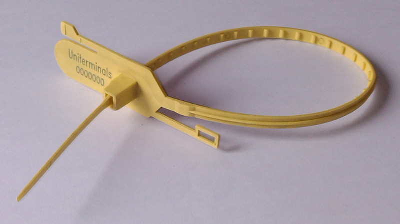 Container Plastic Security Seals , Iso 17712 High Security Cable Seals